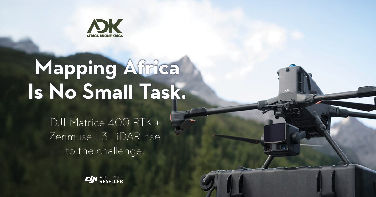 DJI Matrice 400 RTK - Zenmuse L3 - Mapping for Africa