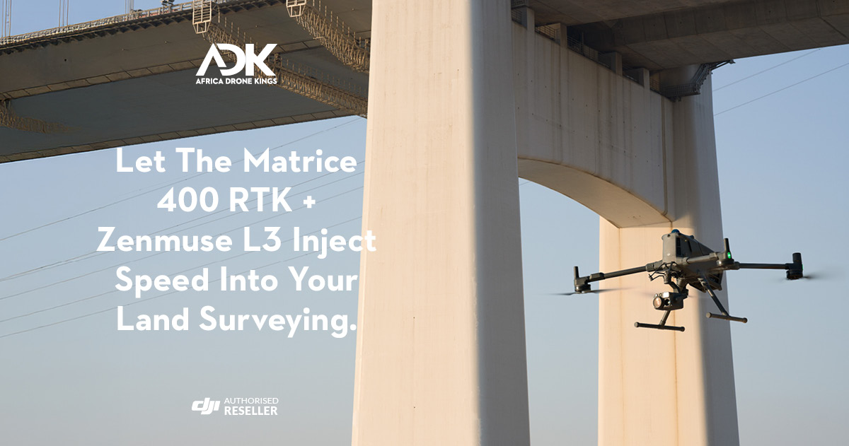 DJI Matrice 400 RTK - Zenmuse L3 - Mapping for Africa
